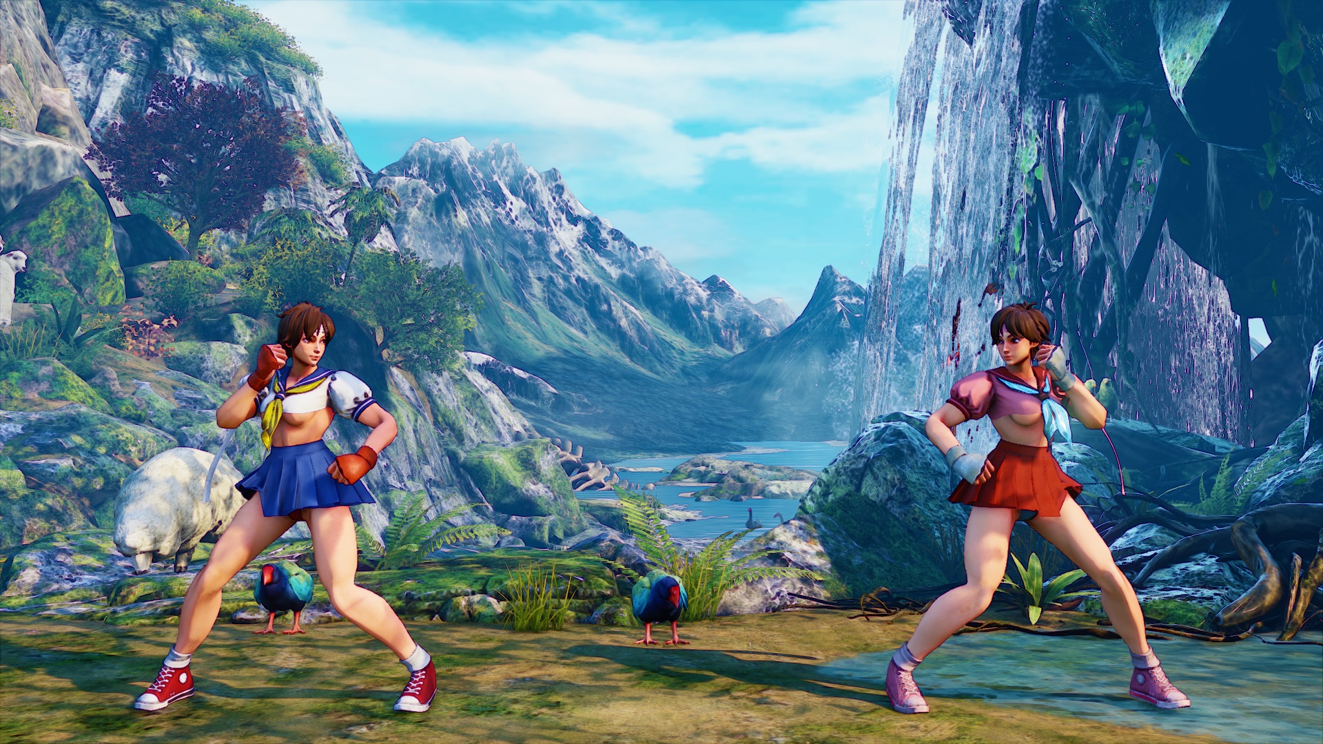 Sakura Sexy School Shoe Street Fighter V Mods