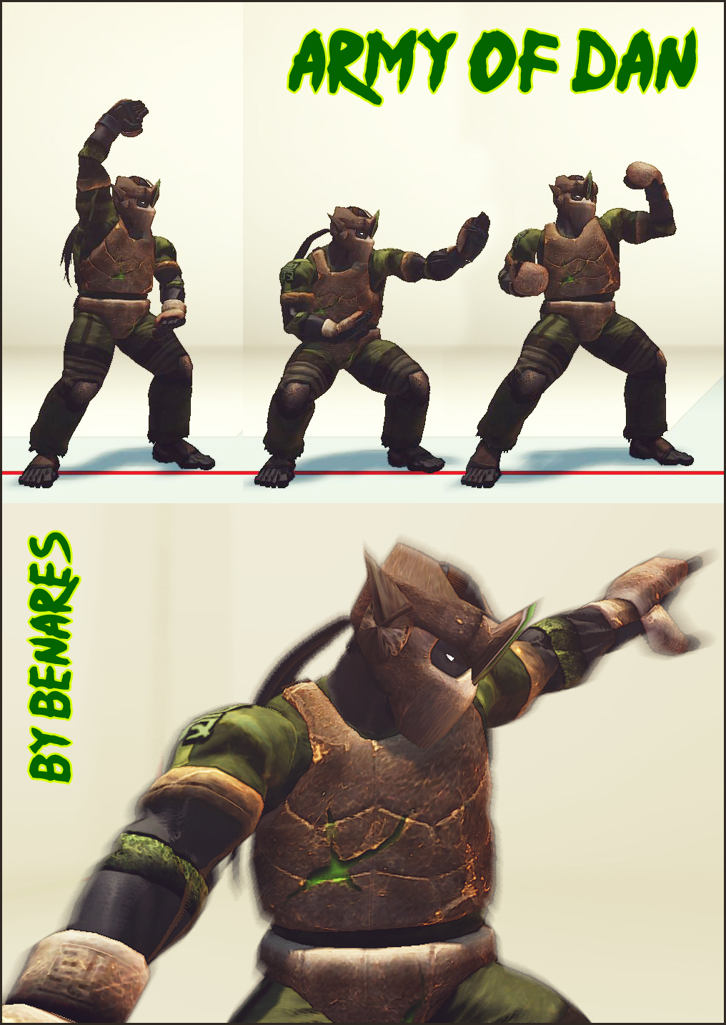 Army of Dan - Street Fighter IV Mods