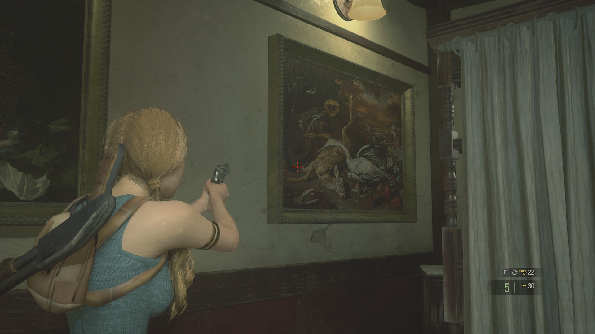 Katherine Warren (Katherine Warren) wear-Laura Croft costume - Resident Evil 2 Remake Mods