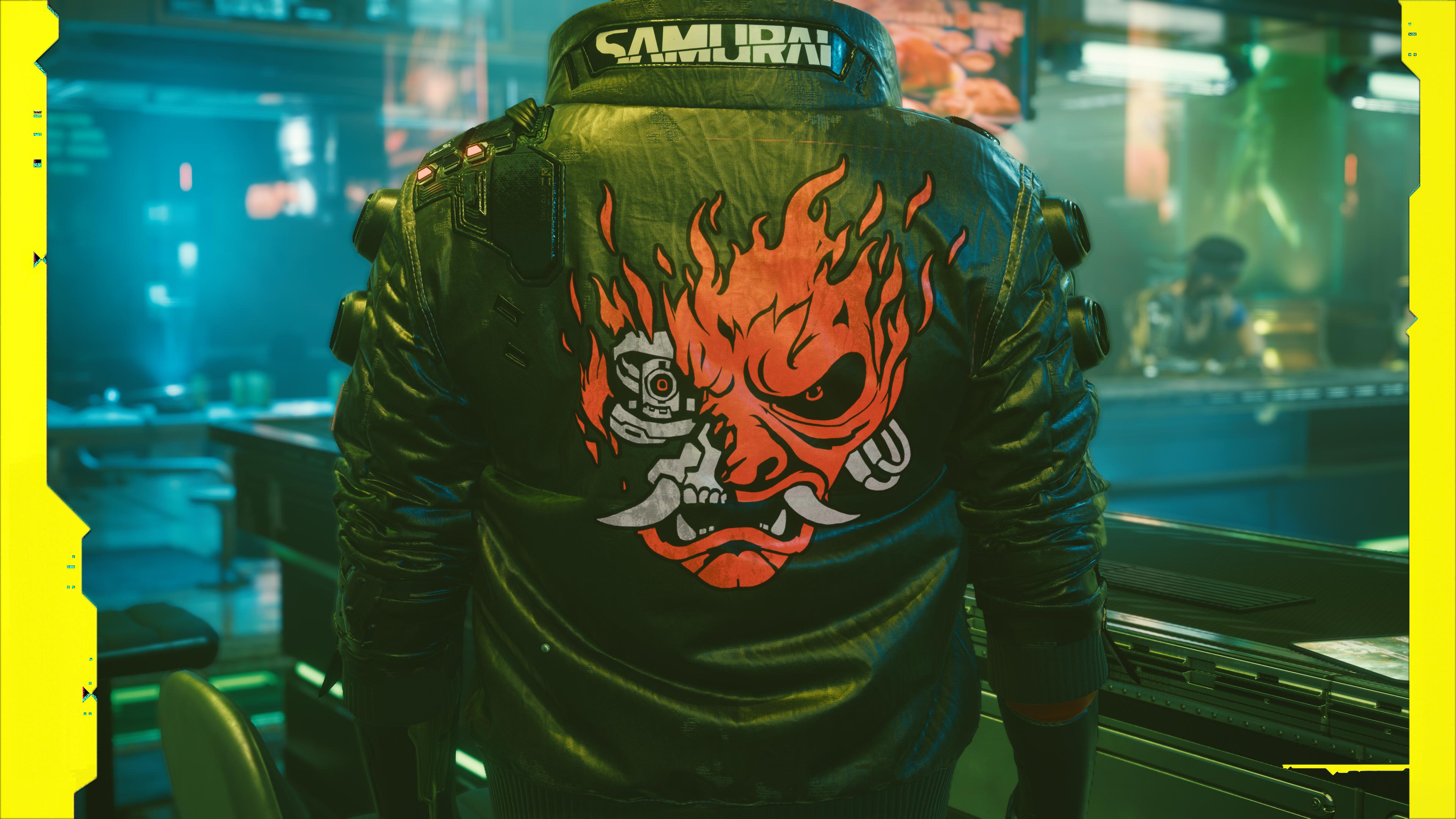 Concept art samurai jacket - Cyberpunk 2077 Mods