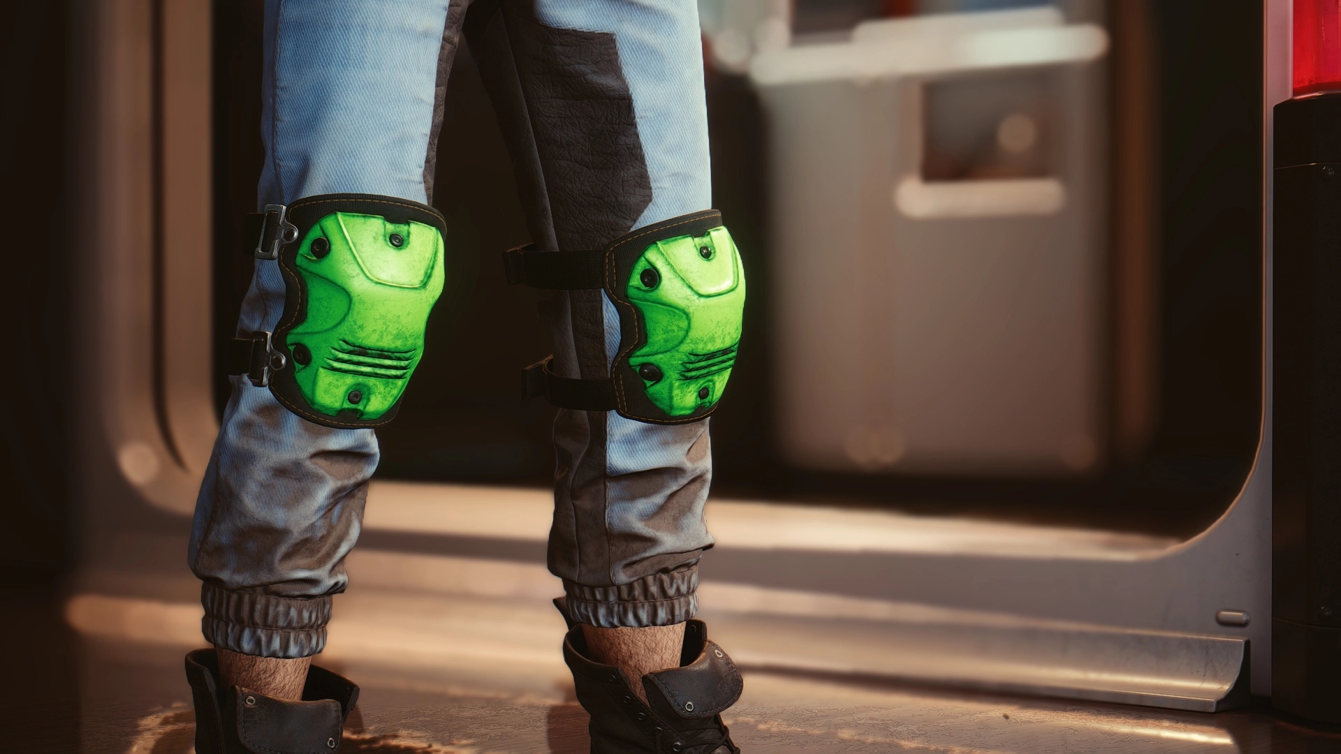 V's knee and elbow pads - Cyberpunk 2077 Mods