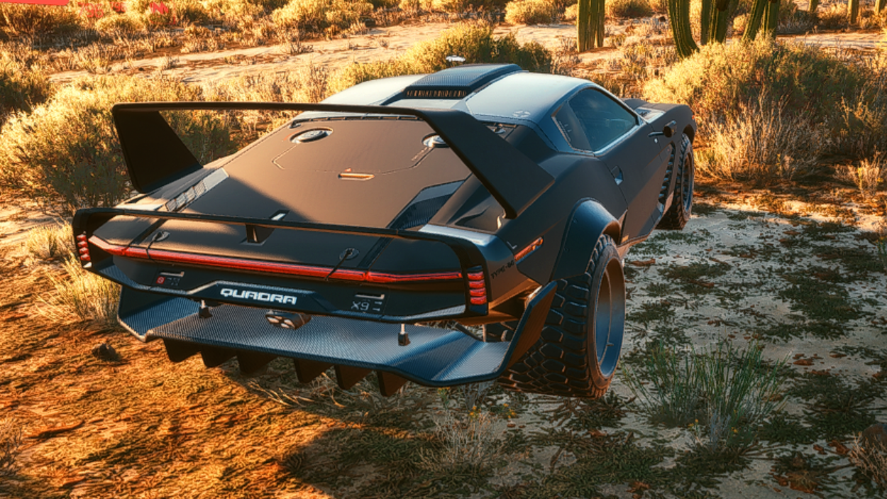 "Quadra Type-66 Cthulhu" car - Cyberpunk 2077 Mods