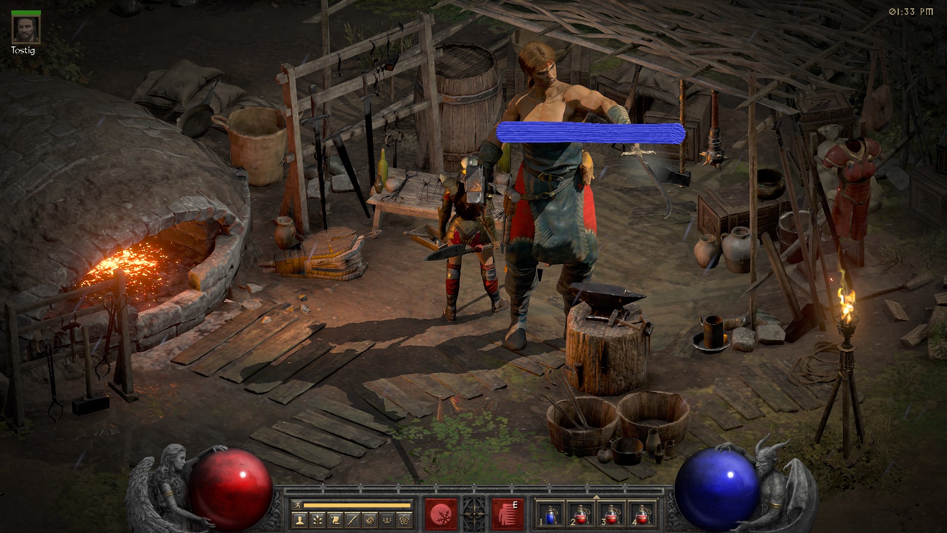 Blacksmith Charsi Cooling Down - Diablo II:Resurrected Mods