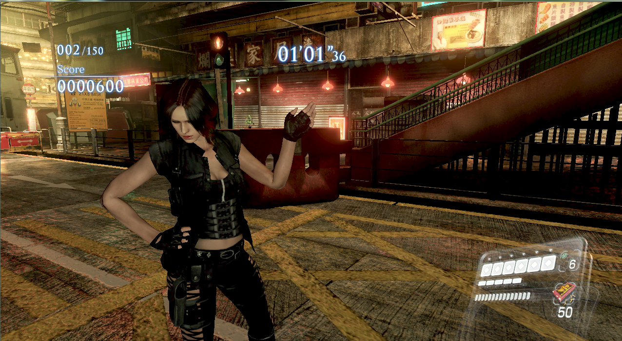 Helena mod redhead black costume - Resident Evil 6 Mods