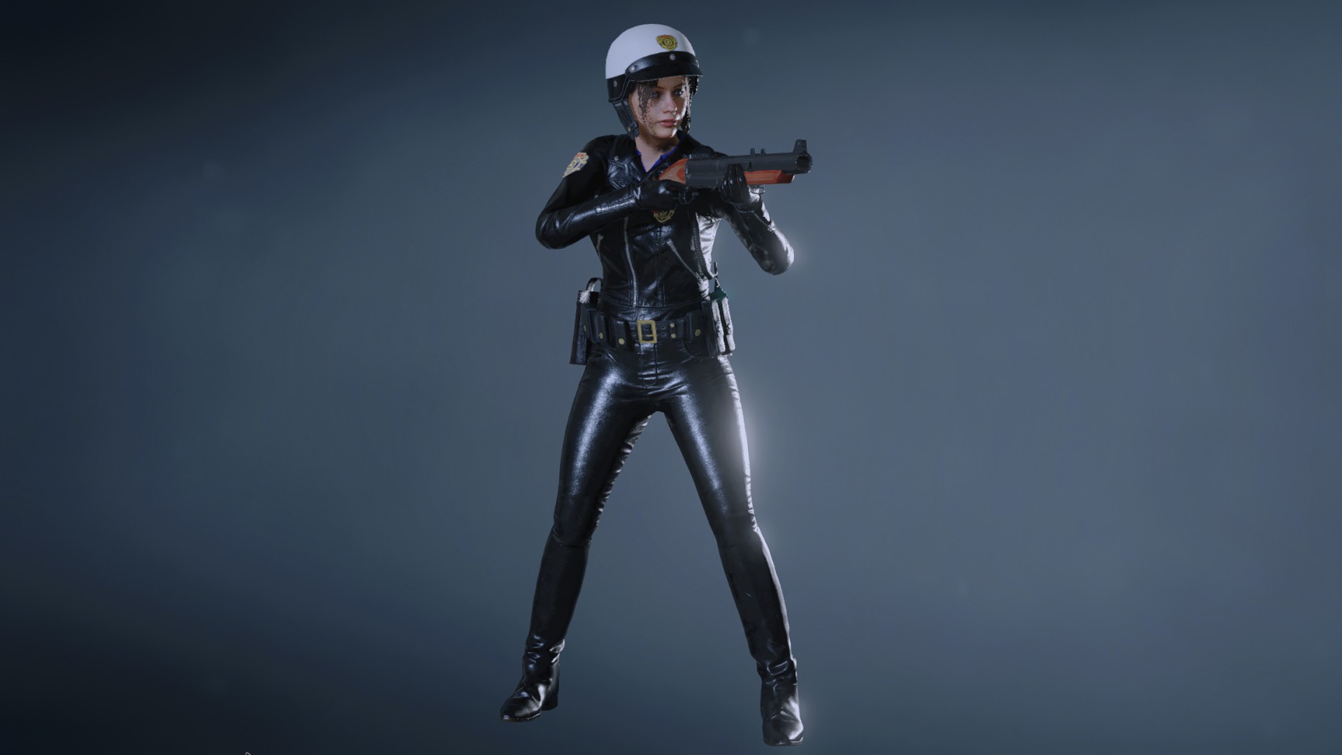 Claire (RPD) - Retro Motorcycle Cop - Resident Evil 2 Remake Mods