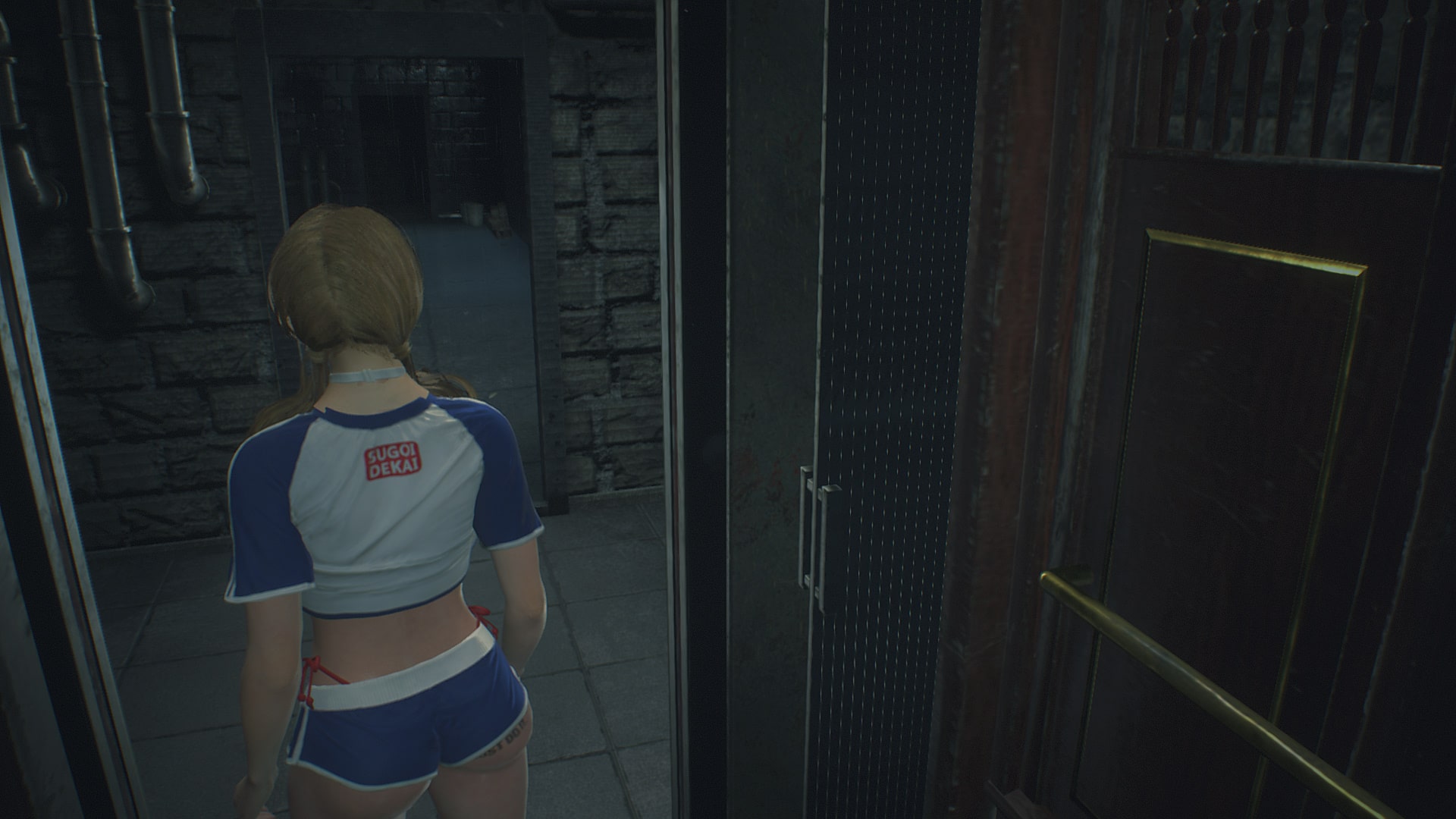 Katherine Super Busty Fitness Girl Bikini Patch Resident Evil 2
