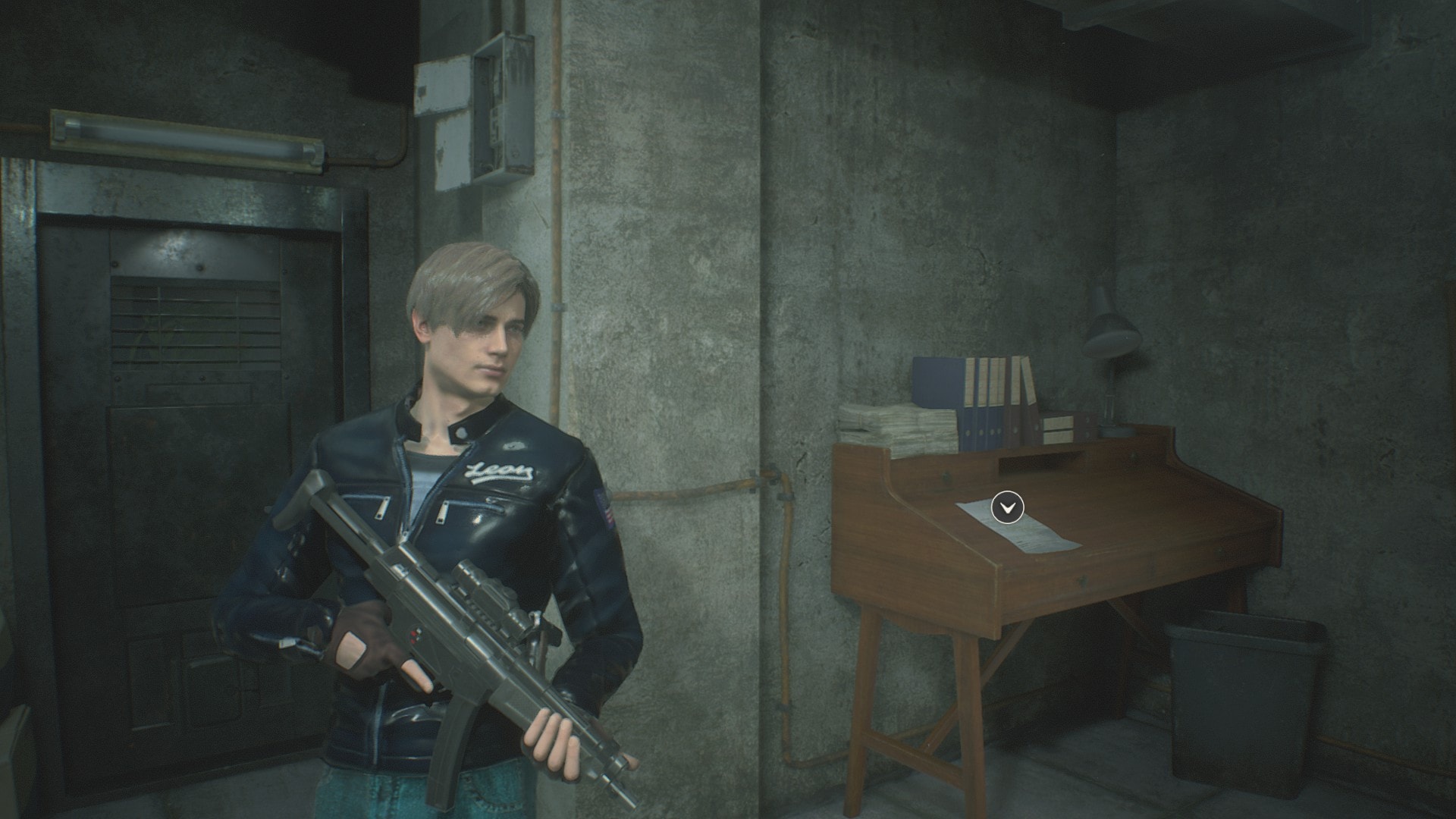 RE2 98 Leon Classic Skull Jacket - Resident Evil 2 Remake Mods