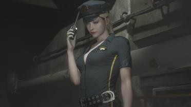 Ada & Claire Black Police Uniforms - Resident Evil 2 Remake Mods