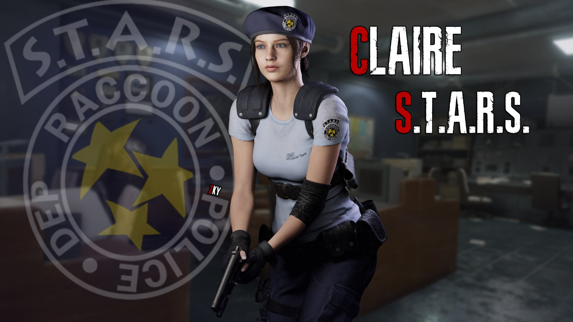 Claire STARS - Jill Recolor Patch - Resident Evil 2 Remake Mods