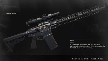 AR-15 Submachine Gun v1.0.1 - Resident Evil 2 Remake Mods