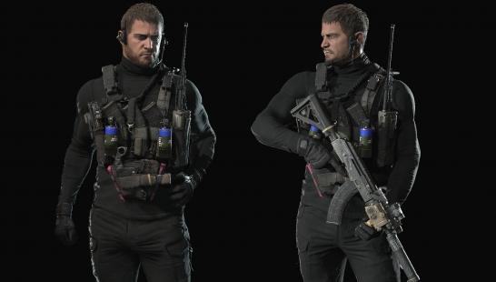 Tactical Chris Redfield Through All Game - Resident Evil Village Mods