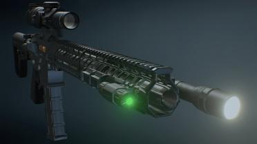 AR-15 Submachine Gun v1.0.1 - Resident Evil 2 Remake Mods