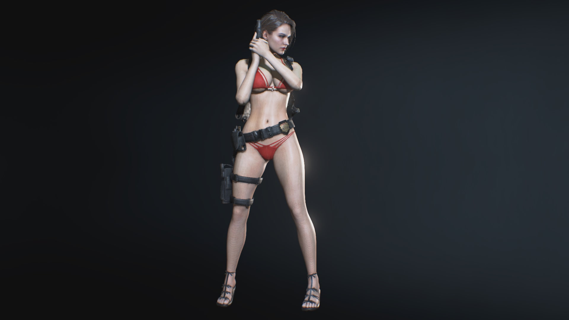 Jill Hot Bikini Fully Equipped - Resident Evil 3 Remake Mods