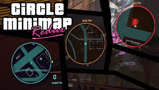 Circular minimap restoration - Cyberpunk 2077 Mods