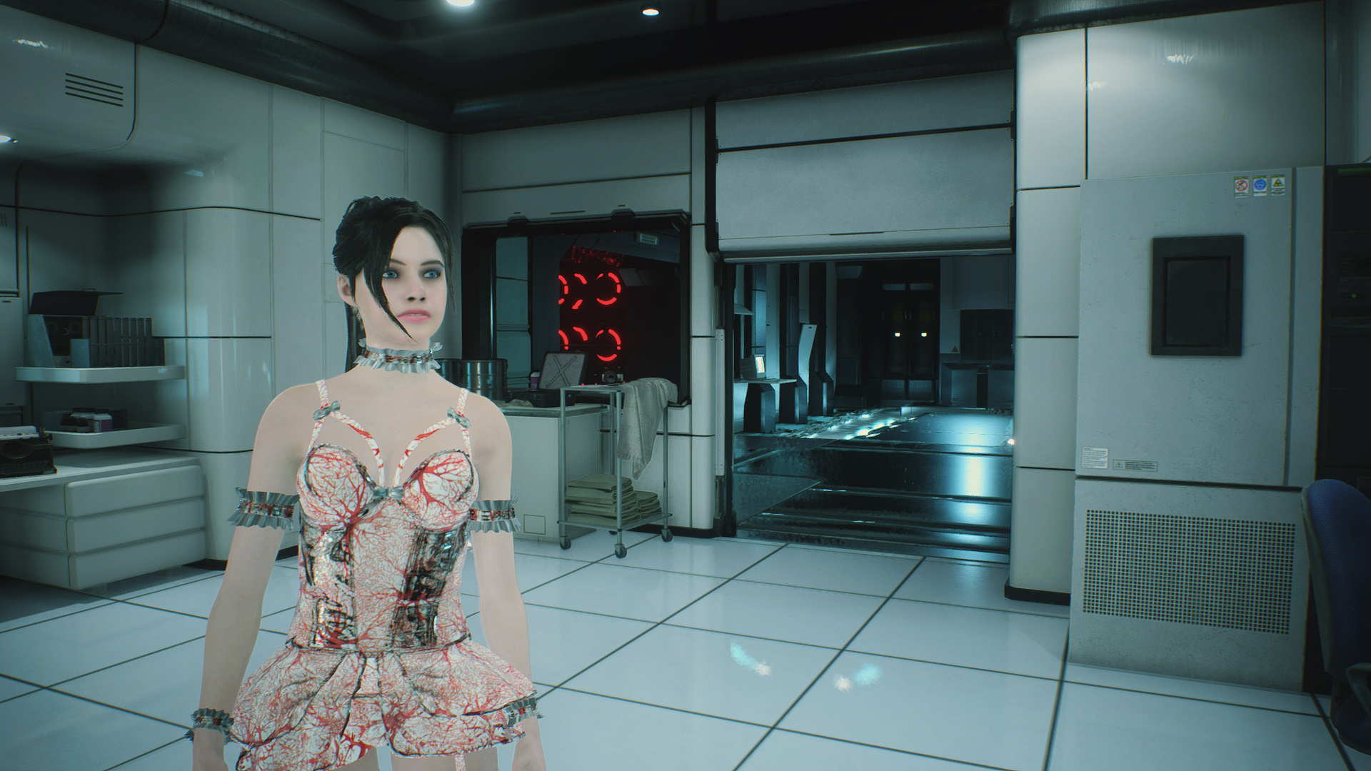 Ada & Claire Bloodshot Suit - Resident Evil 2 Remake Mods