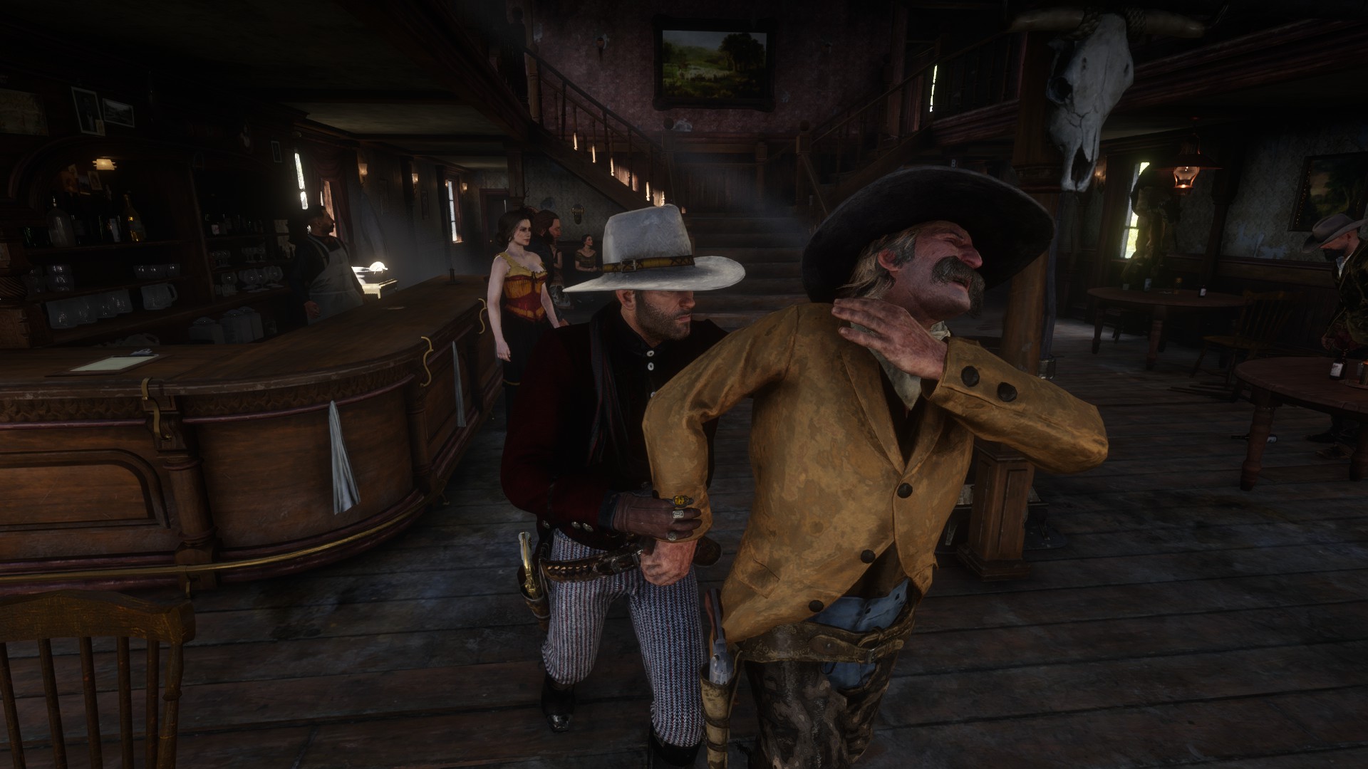 Forcibly drag an NPC - Red Dead Redemption 2 Mods