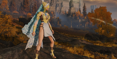 WO4 Athena with physics cape - Elden Ring Mods