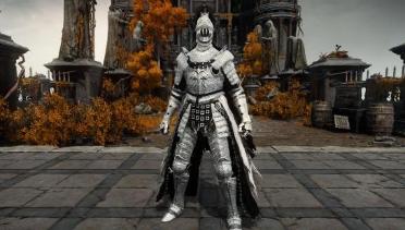 Cleanrot Set - Black and Silver - Elden Ring Mods