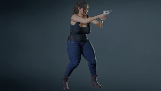 Claire Mommy Body - Unequipped (Patch) - Resident Evil 2 Remake Mods