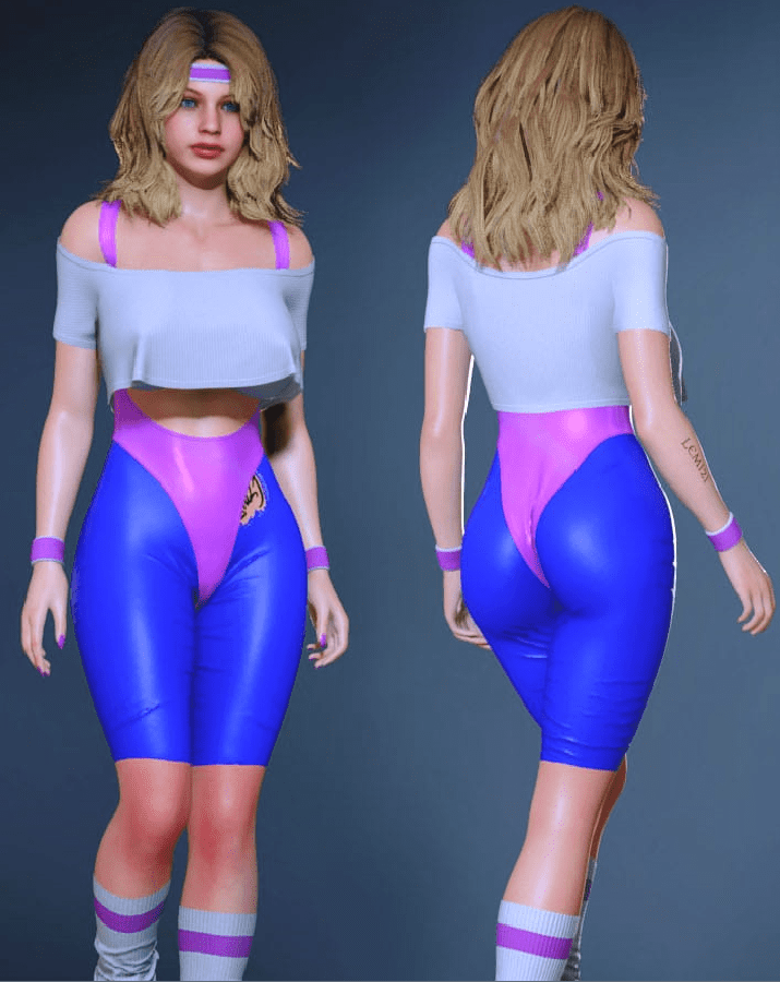 Aerobics Safety Pants (Patch) - Resident Evil 2 Remake Mods