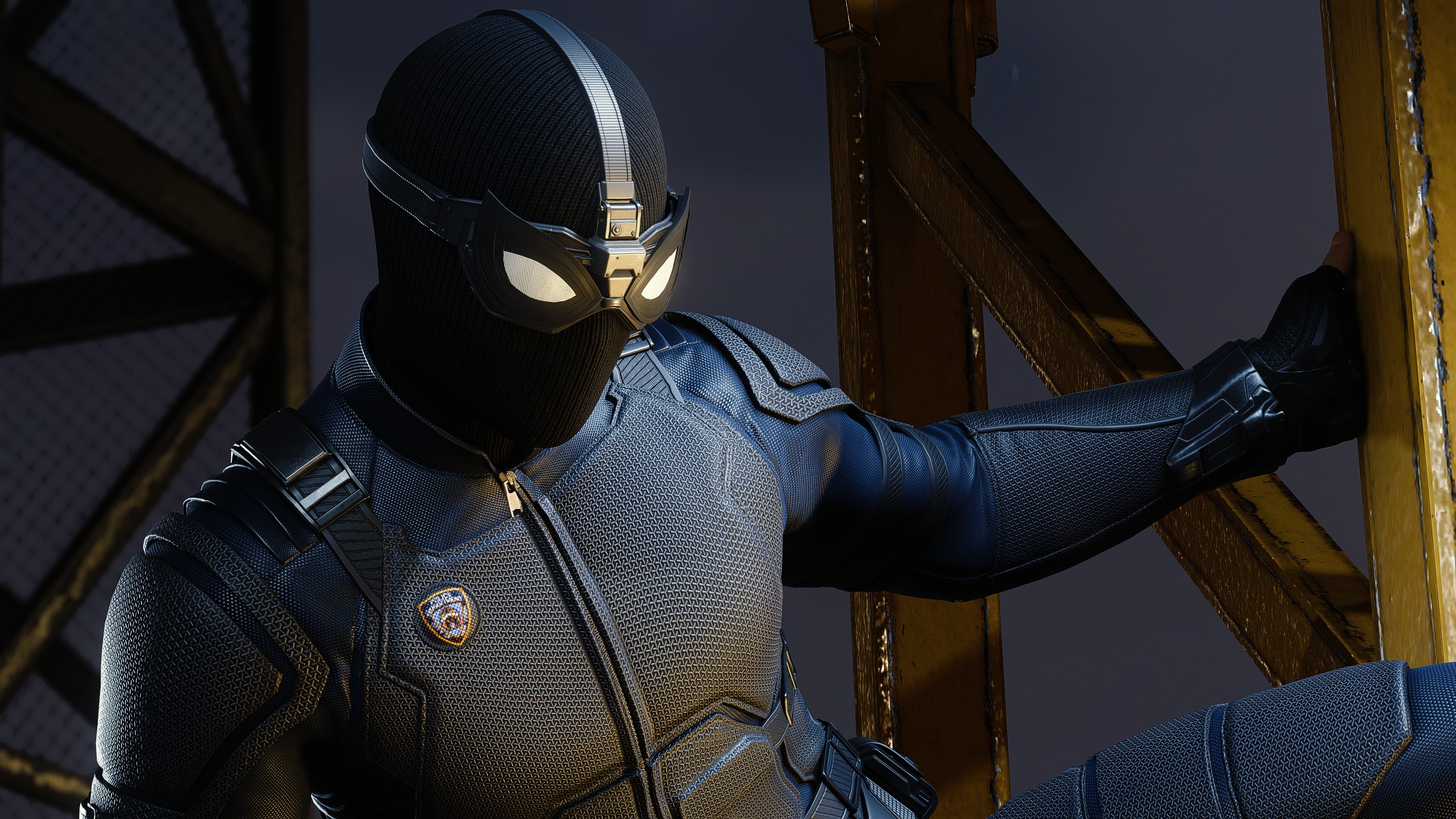Stealth Suit - Spider Cop Recolor - Marvel’s Spider-Man Remastered Mods