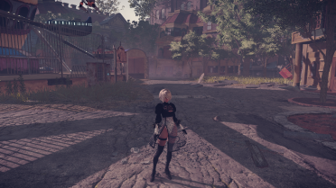 Latex Skirt for 2B - NieR:Automata Mods
