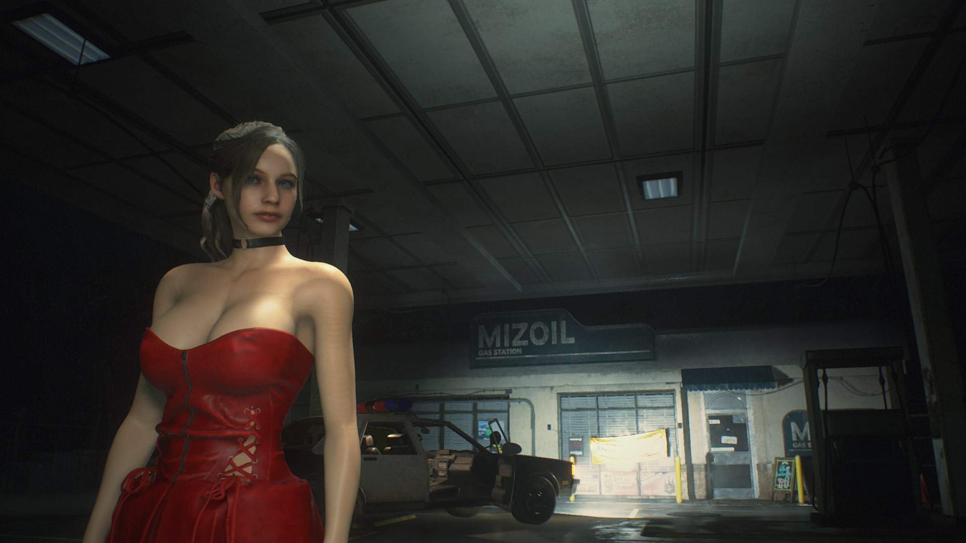 Ada & Claire Mini Dress (Fiery Rose) - Resident Evil 2 Remake Mods