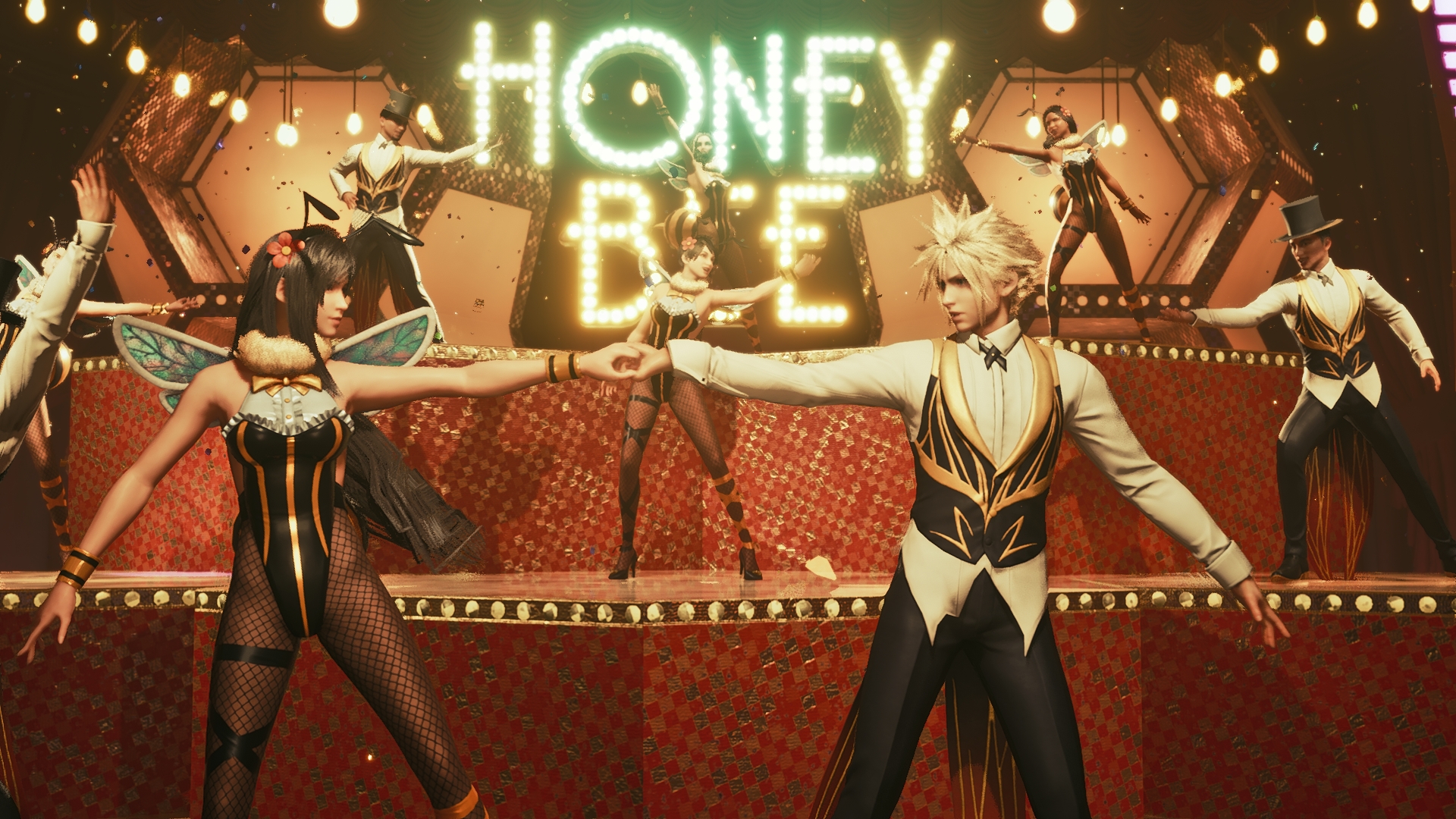 Play as Bee costume Tifa and Replace Andrea with Bee costume Cloud ...