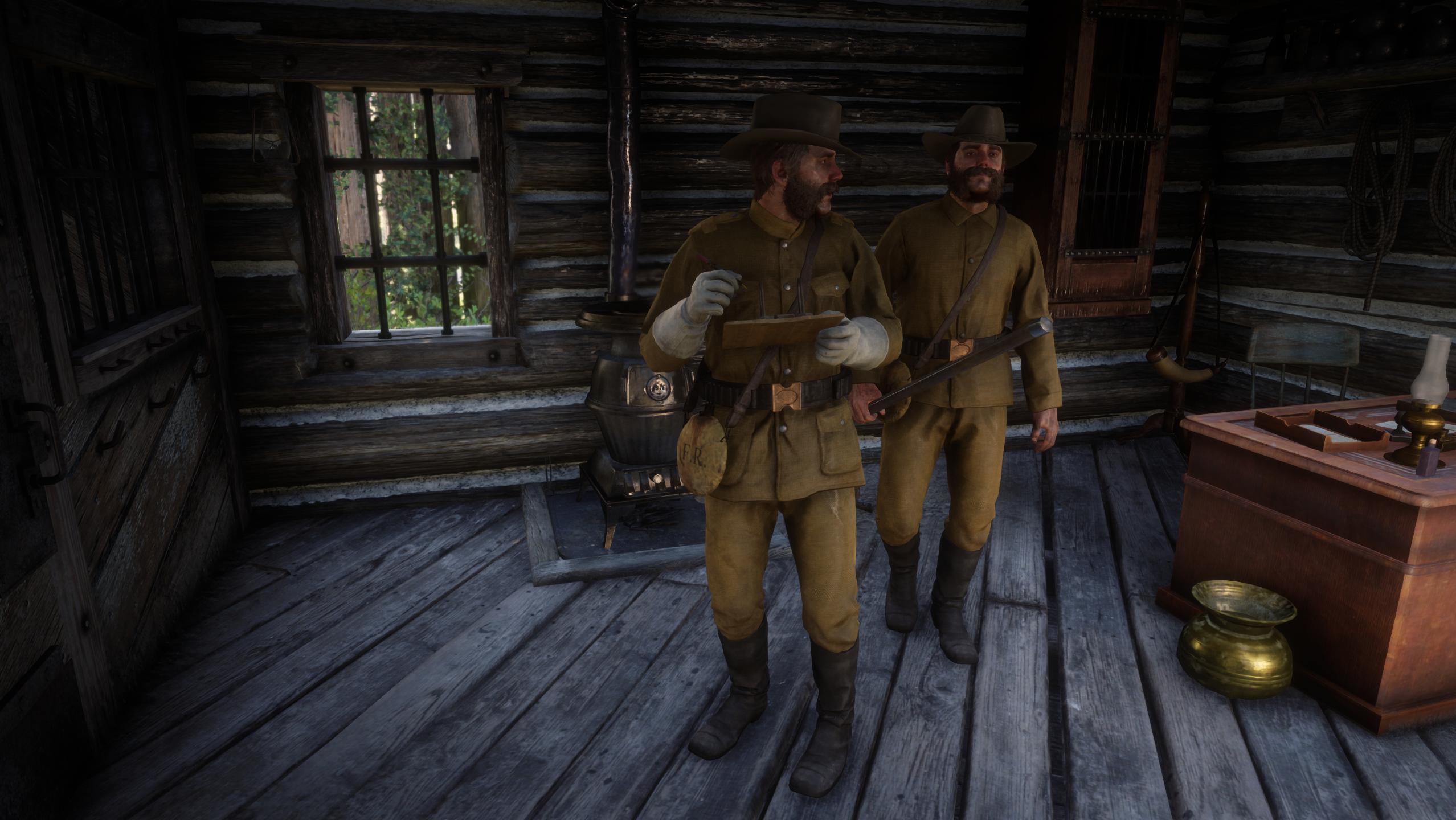 Realistic Army Uniforms - Nutmeg Canvas - Red Dead Redemption 2 Mods