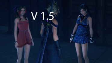 Shorter Ordinary Dress for Aerith - Final Fantasy VII Remake Mods