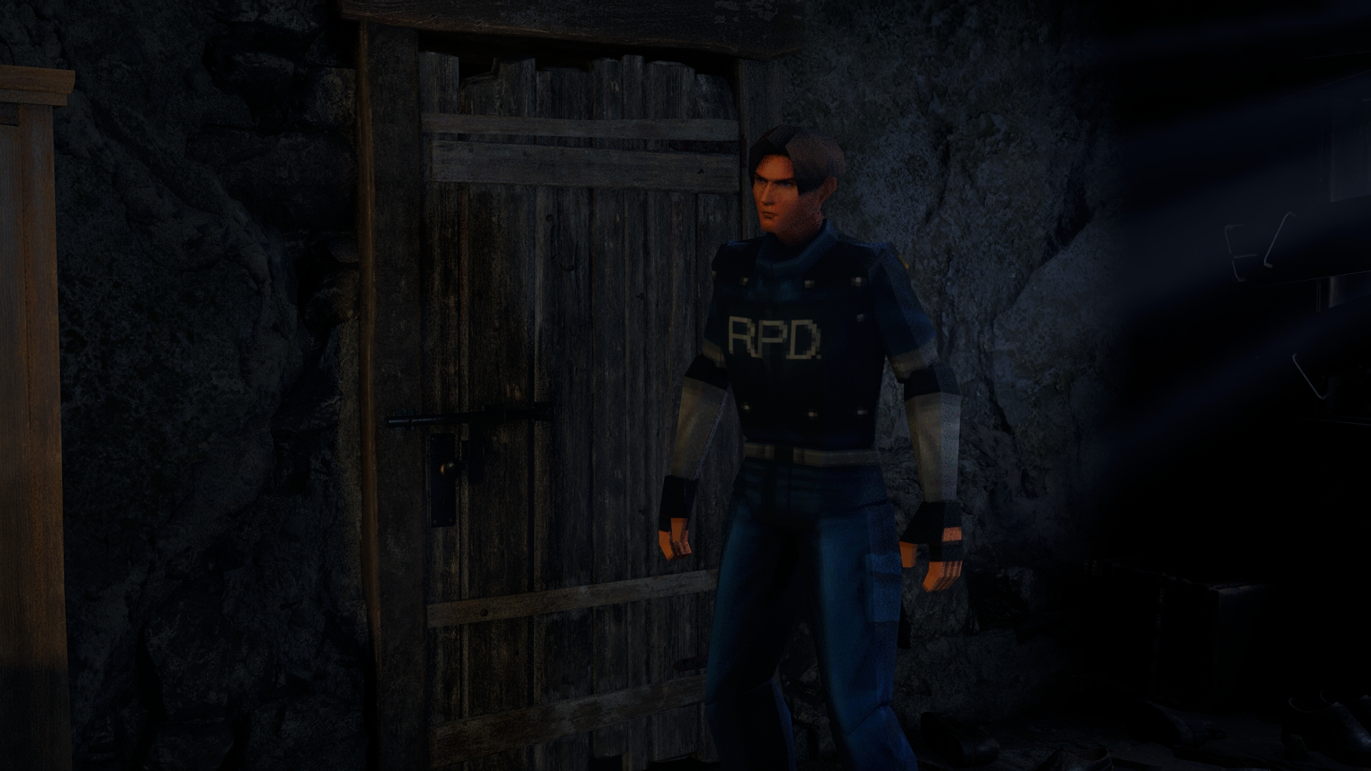 PSX - RE2 Leon (RPD Outfit) - Resident Evil 4 Remake Mods