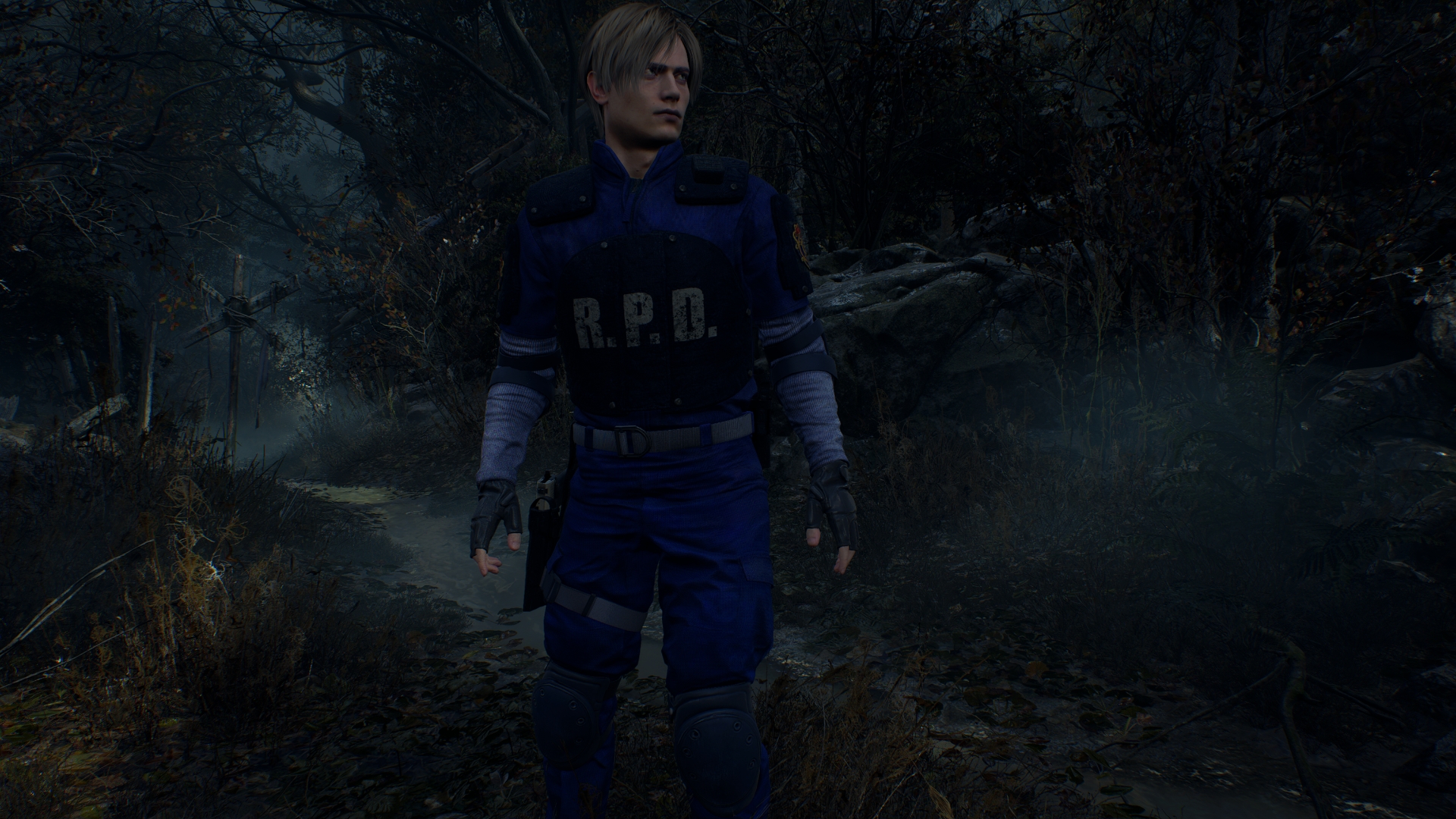 Classic RPD Leon From RE2R - Resident Evil 4 Remake Mods
