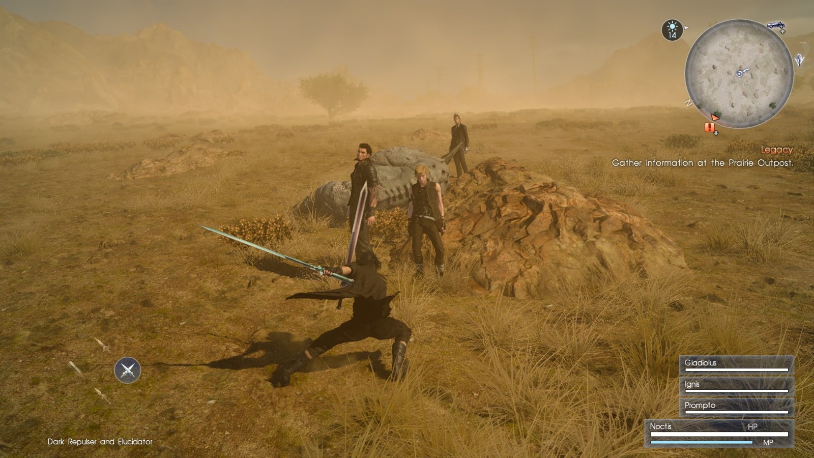 Kirito Weapons - Dark Repulser and Elucidator - Final Fantasy XV Mods