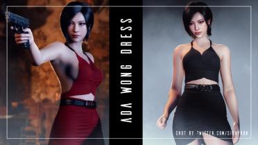 Ada Wong Dress Two Colors - Resident Evil 4 Remake Mods