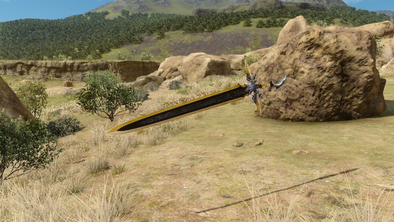 Sword of Bahamut (one hand) - Final Fantasy XV Mods
