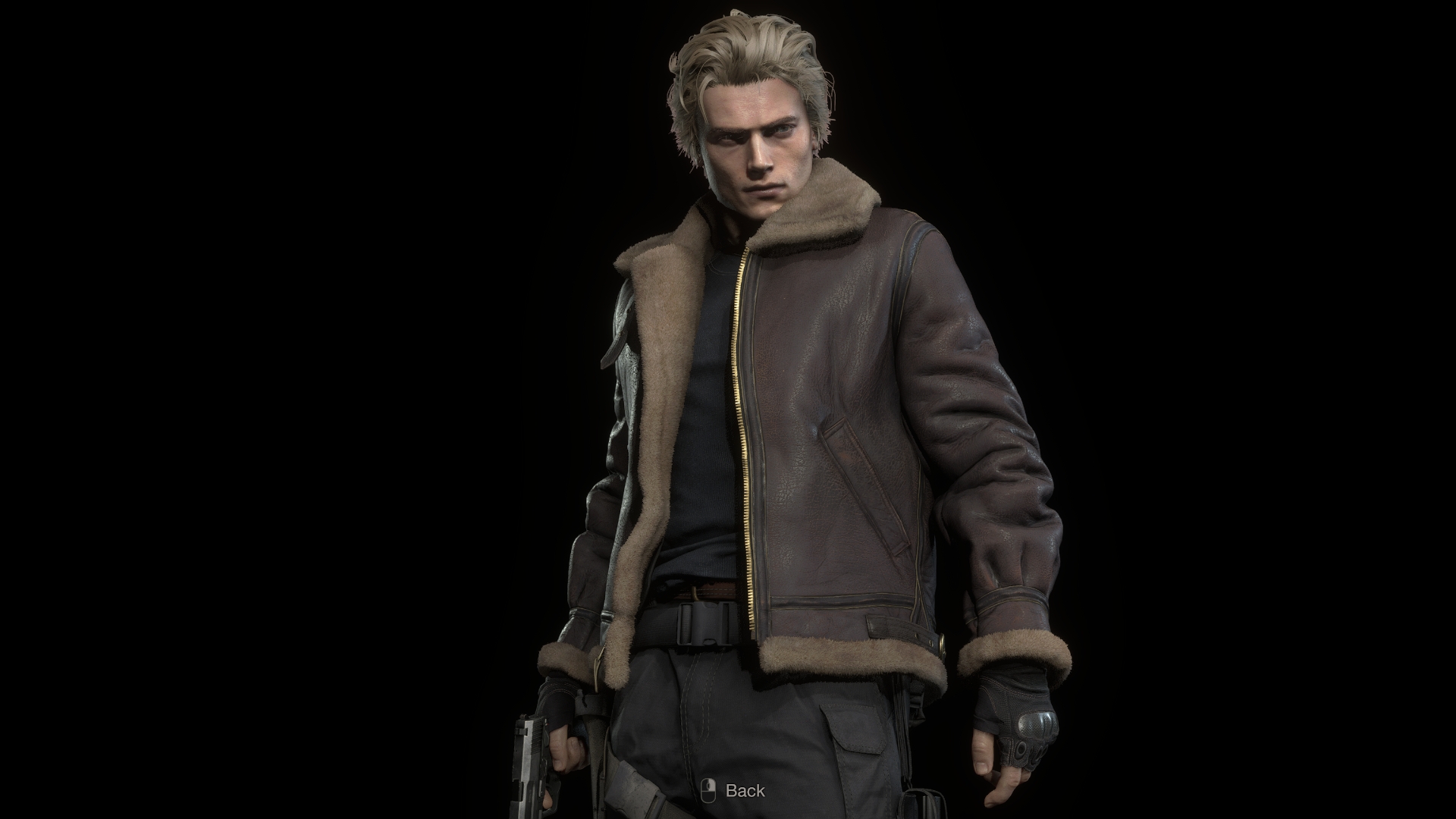 Default Leon Hero Hair - Resident Evil 4 Remake Mods