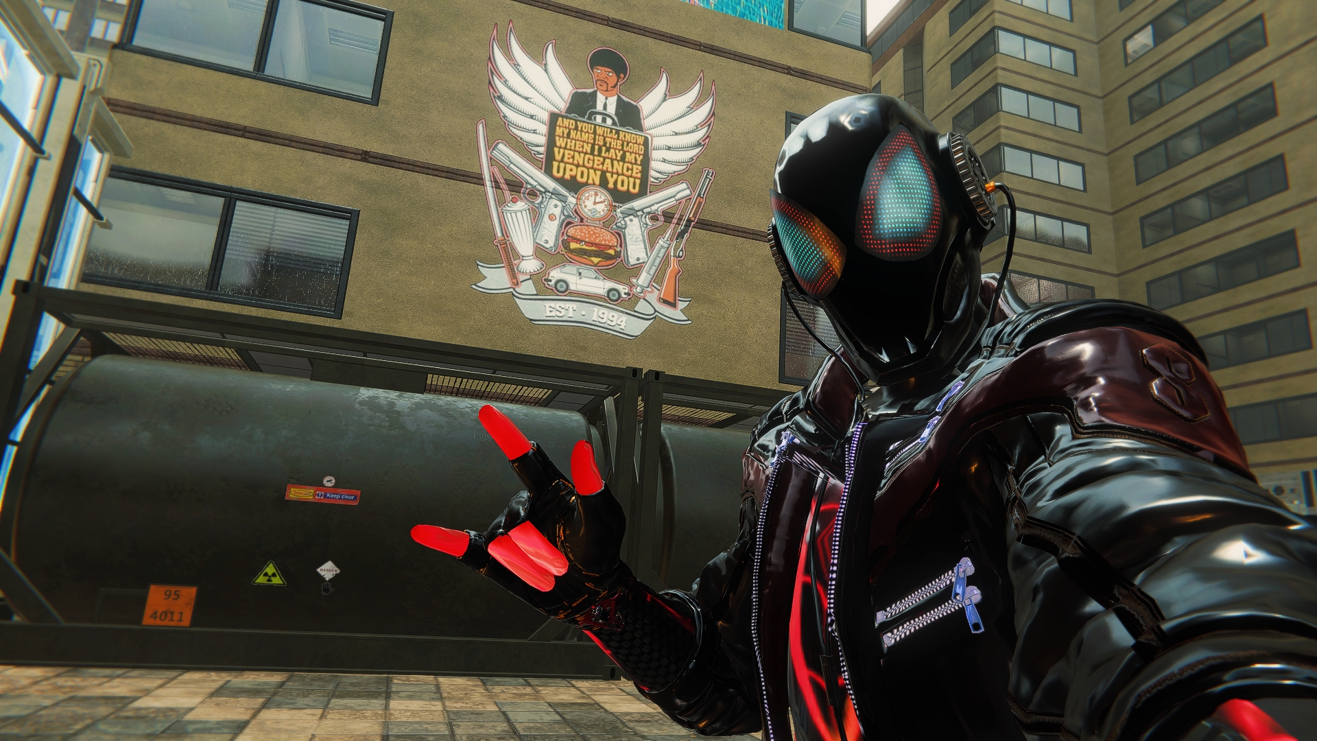 Pulp Fiction Mural Replace Pack - Marvel’s Spider-Man Remastered Mods