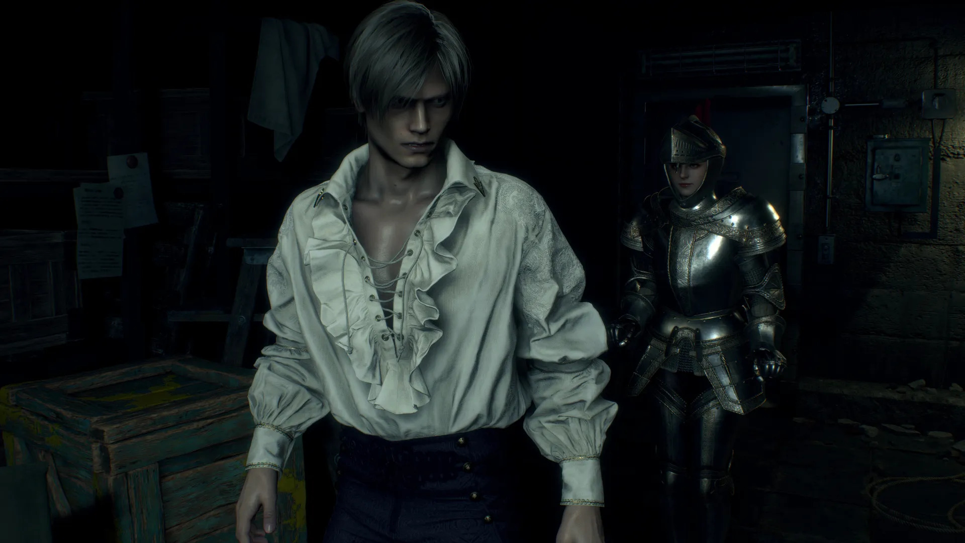 Romantic Leon Default Hair - Resident Evil 4 Remake Mods