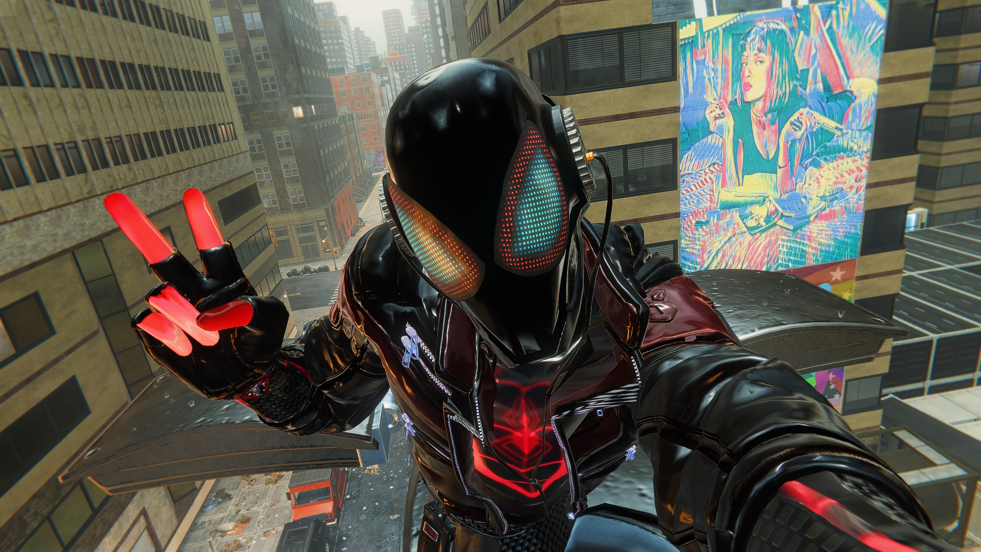 Pulp Fiction Mural Replace Pack - Marvel’s Spider-Man Remastered Mods