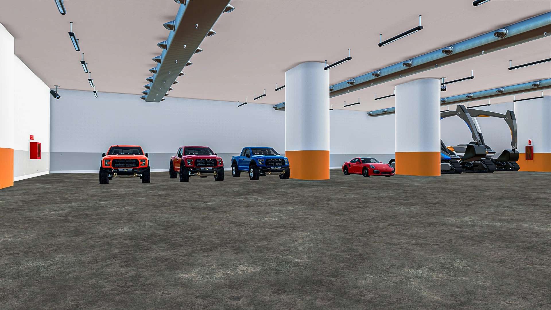Underground Car Park v1.0 – FS22 - Farming Simulator 22 Mods