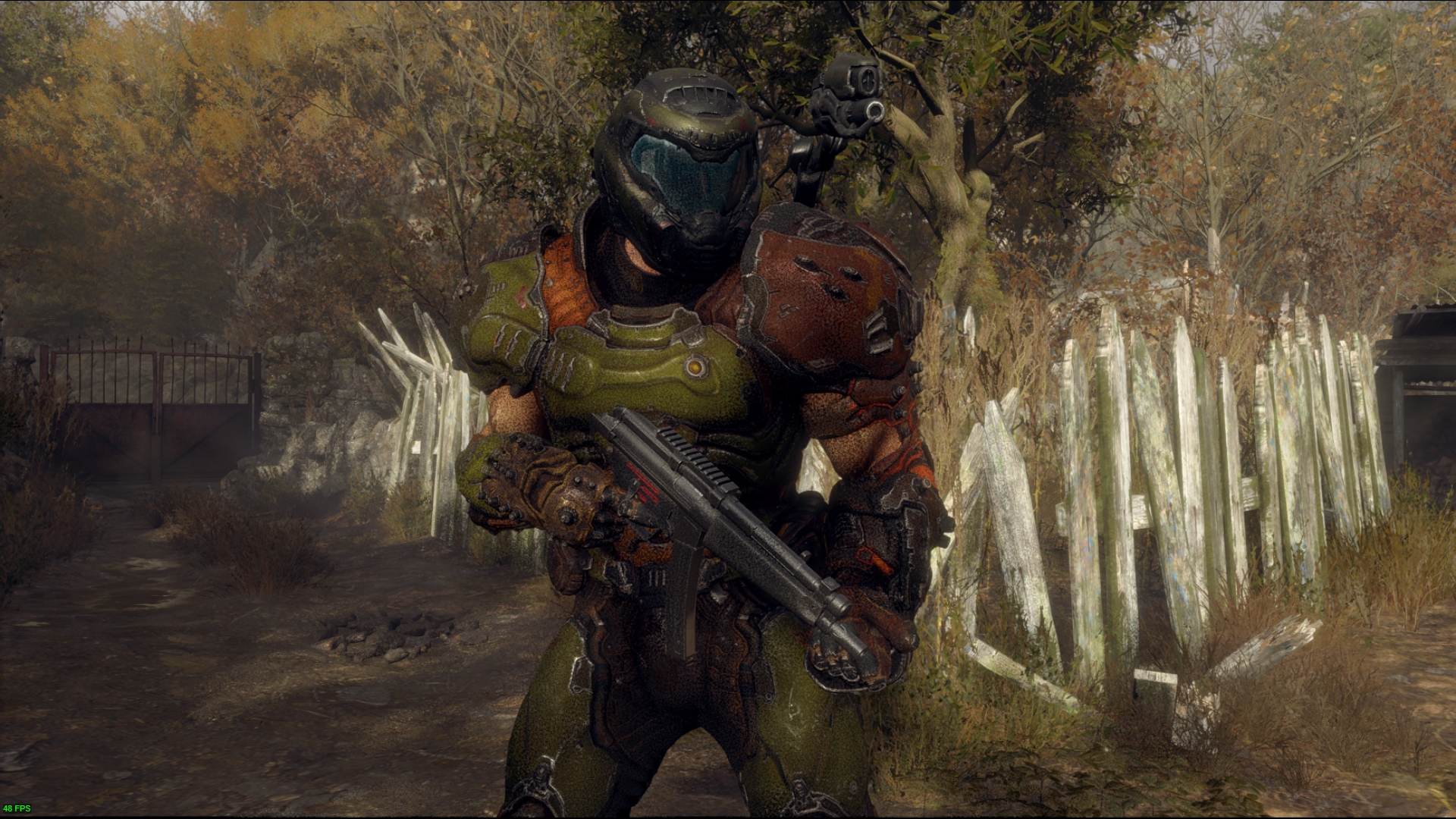 DOOM Eternal - Doom Slayer - Resident Evil 4 Remake Mods