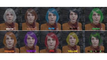 Ashley Hair Recolors - Resident Evil 4 Remake Mods