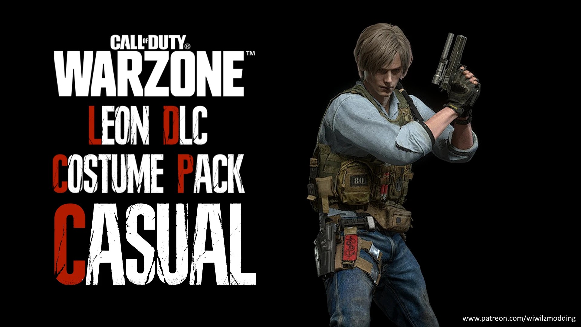 COD Warzone 2.0 Costume Pack - Leon (DLC Costumes) - Resident Evil 4 ...