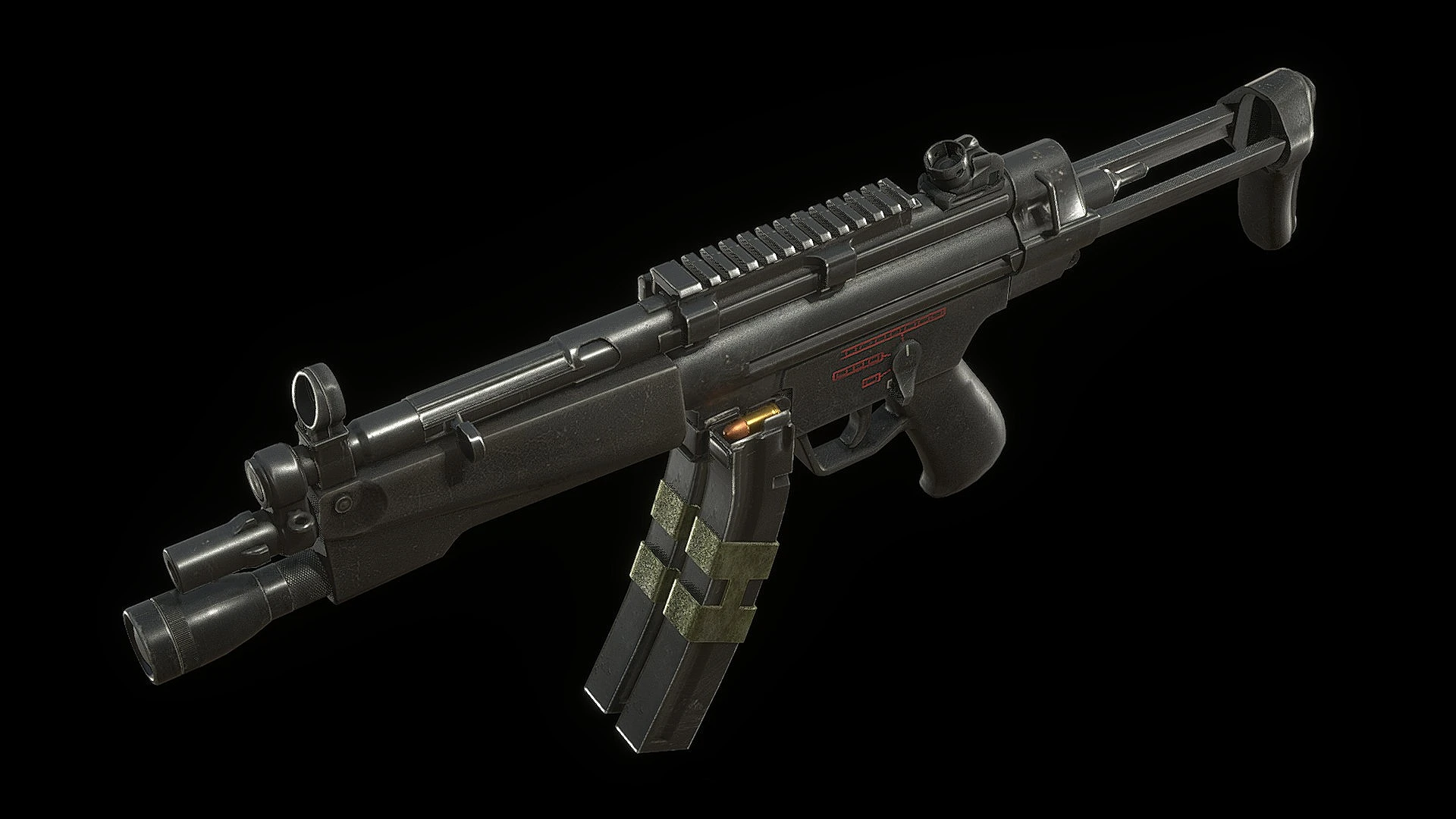 Heckler and Koch MP5 Tactical - Resident Evil 4 Remake Mods