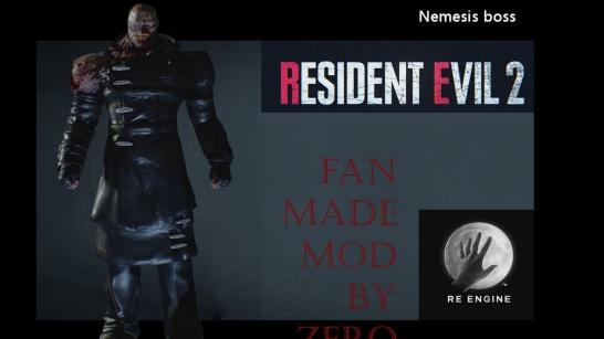 Zero Nemesis Boss (RE3 Original) - Resident Evil 2 Remake Mods