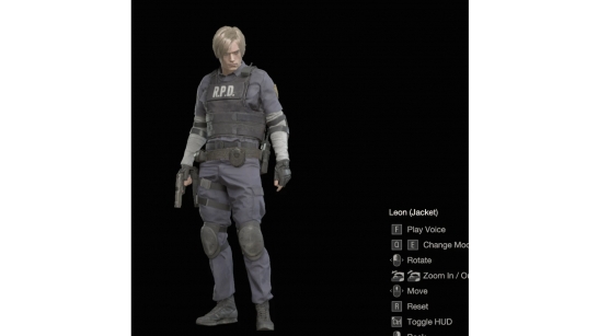 Leon RPD replaces Jacket - Resident Evil 4 Remake Mods