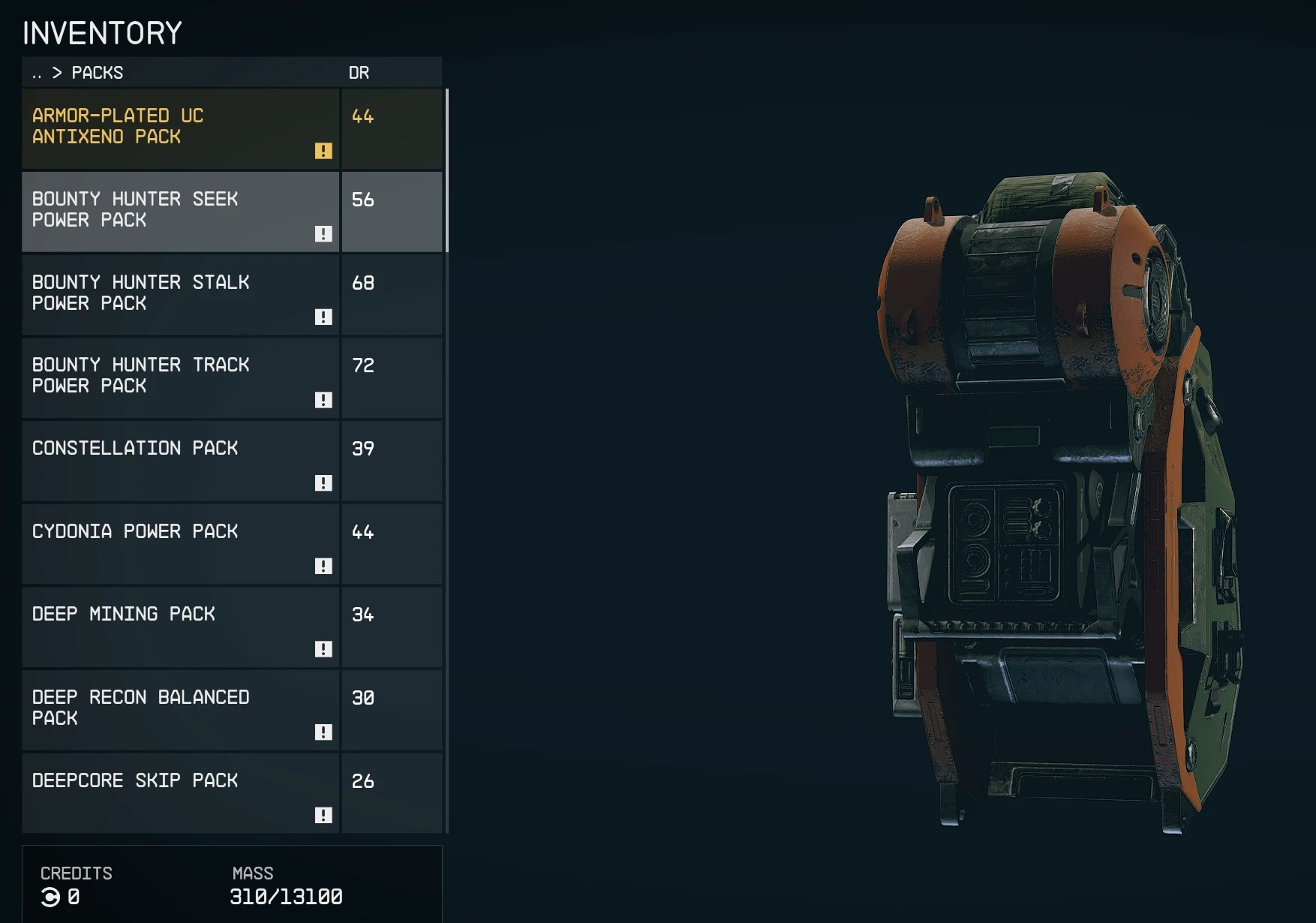 All Clothes, Helmet, Backpack Items - Starfield Mods