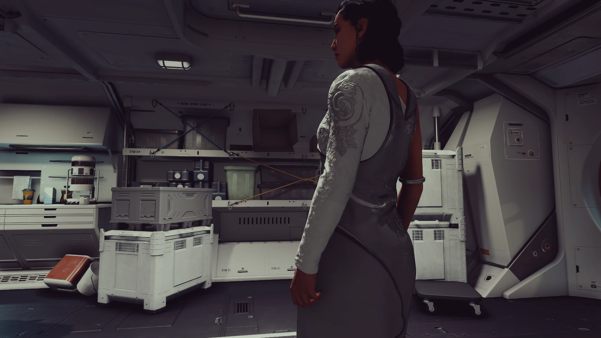 White Outfit for Andreja - Starfield Mods