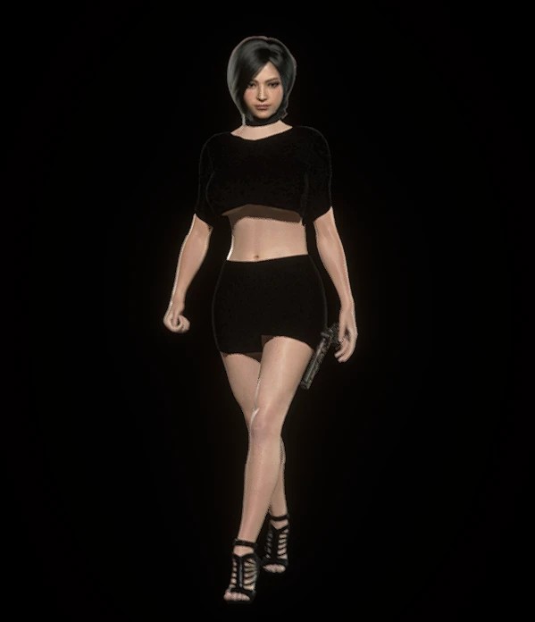 Ada Crop Top and Skirt - Resident Evil 4 Remake Mods