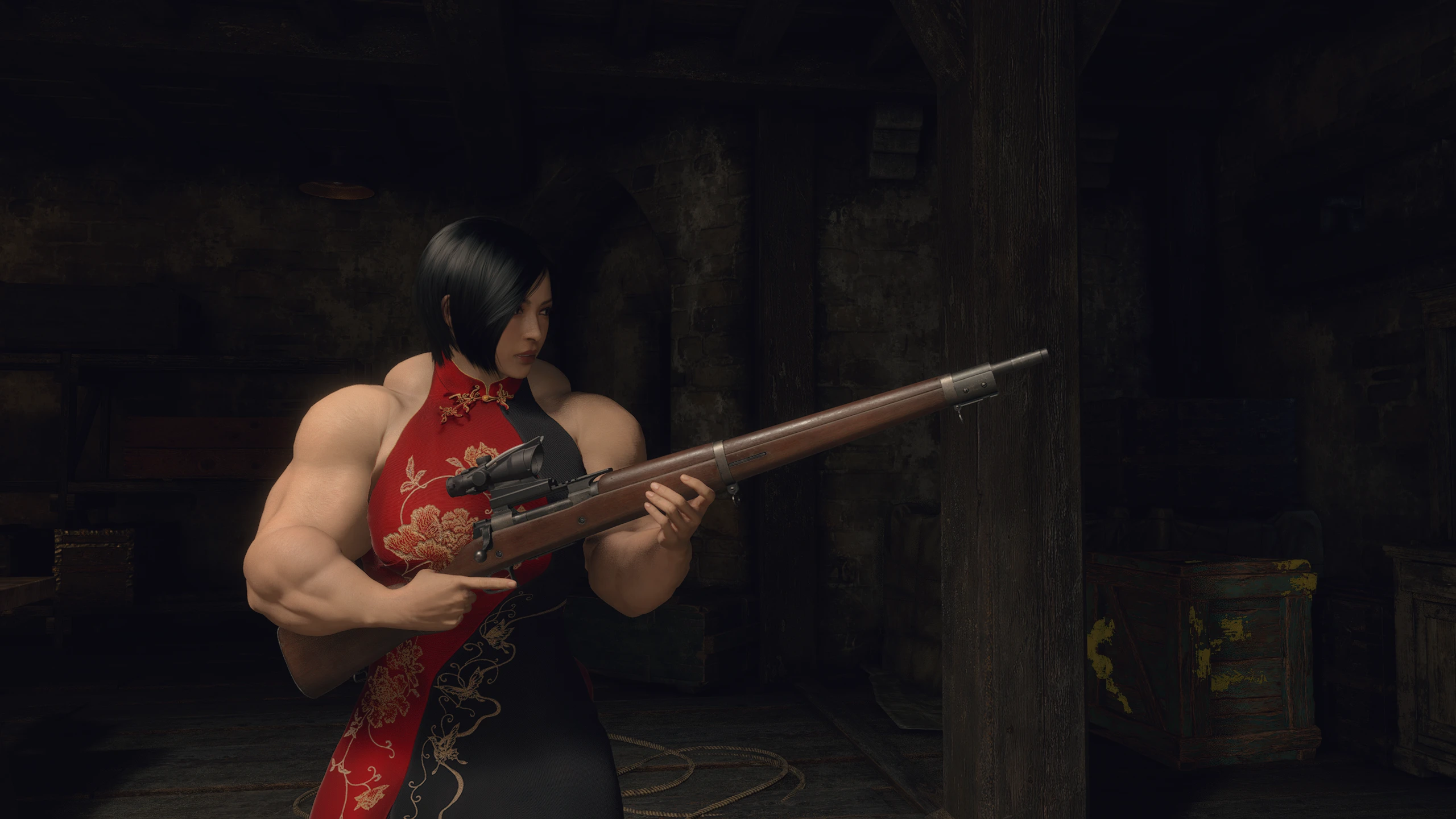 Ada - Bodybuilder - Resident Evil 4 Remake Mods